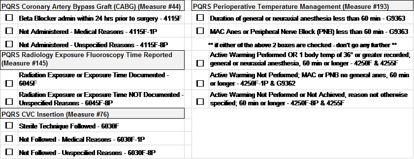 2015 PQRS Coding Changes for Anesthesia Services – Anesthesia Billing Inc. 2015 PQRS Coding Changes for Anesthesia Services – Anesthesia Billing Inc.